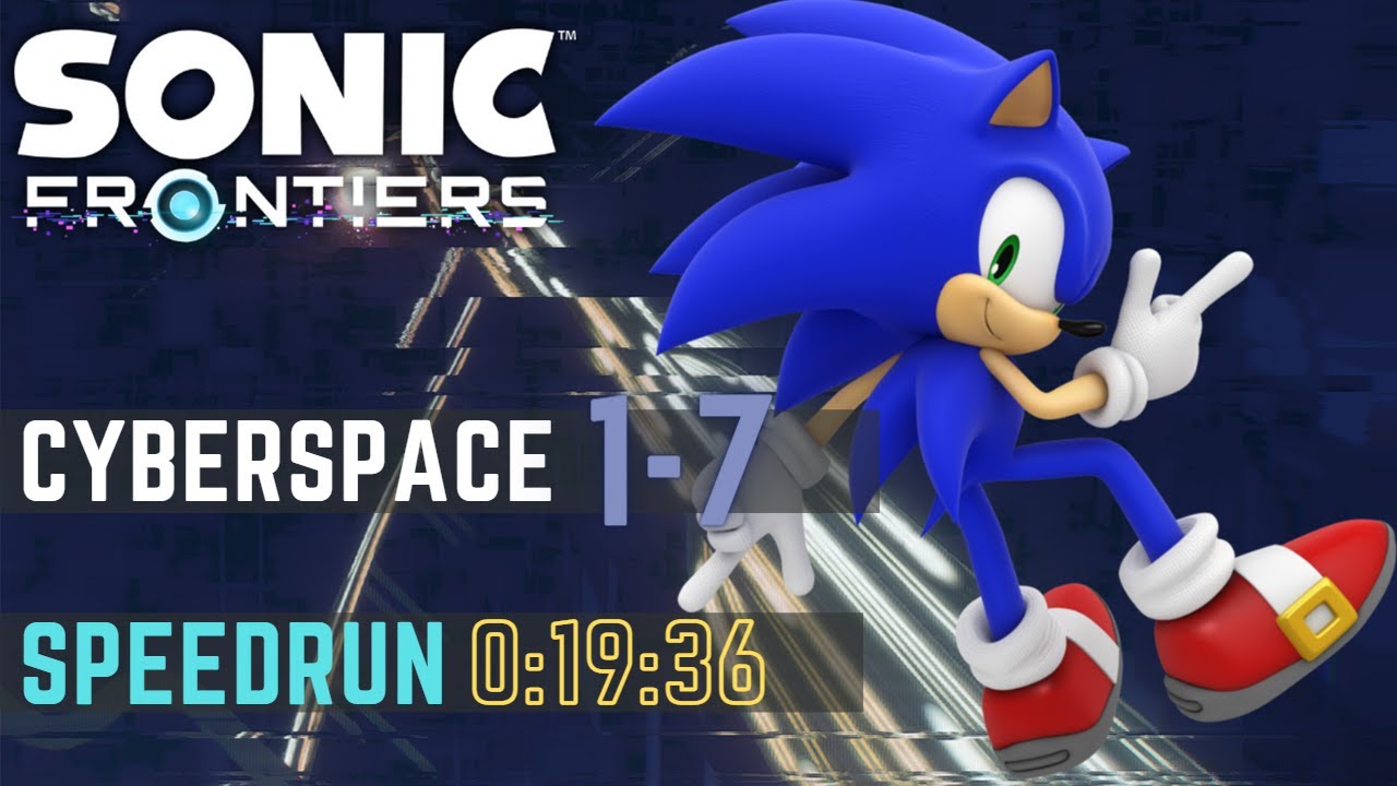 Sonic Frontiers - Cyberspace 1-7 (Time Flyer) Speedrun 0:19.36 - YouTube