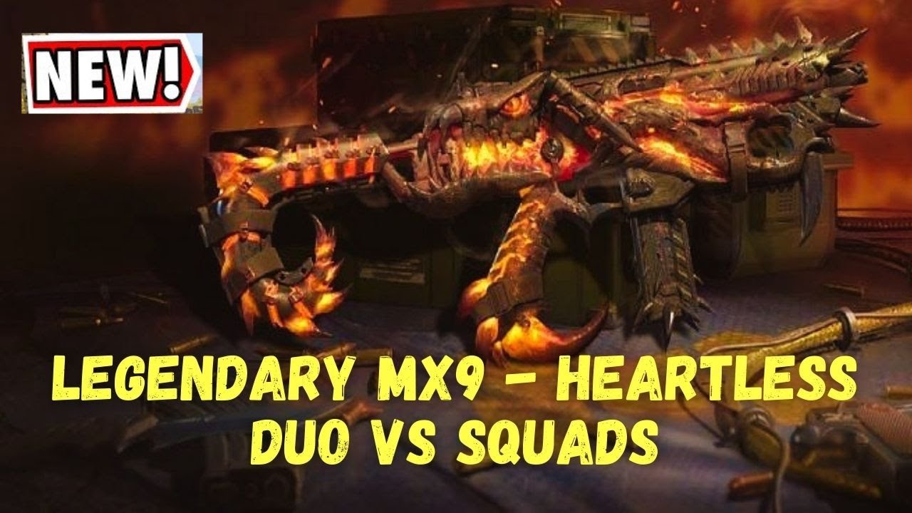*NEW Best LEGENDARY MX9 - HEARTLESS - DUO VS SQUAD in CODMobile Battle ...
