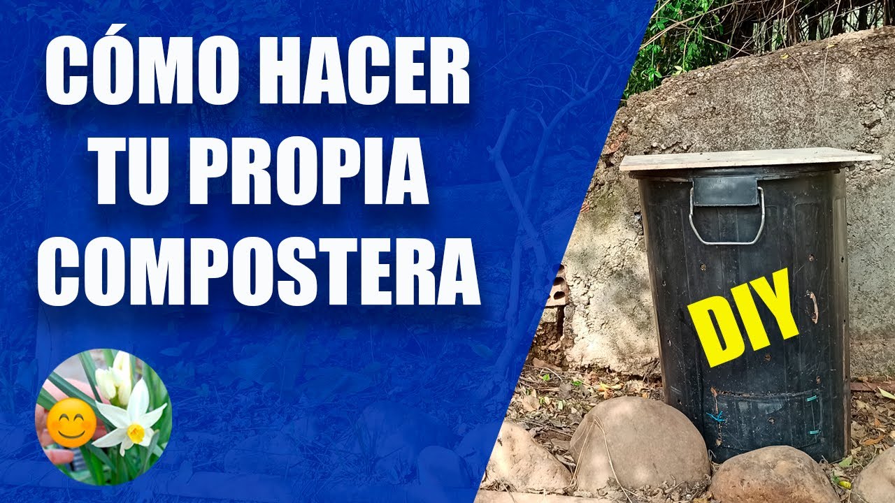 👨‍🌾 Cómo hacer una COMPOSTERA CASERA fácil! 🍒🍆 Haz COMPOSTAJE en CASA ...