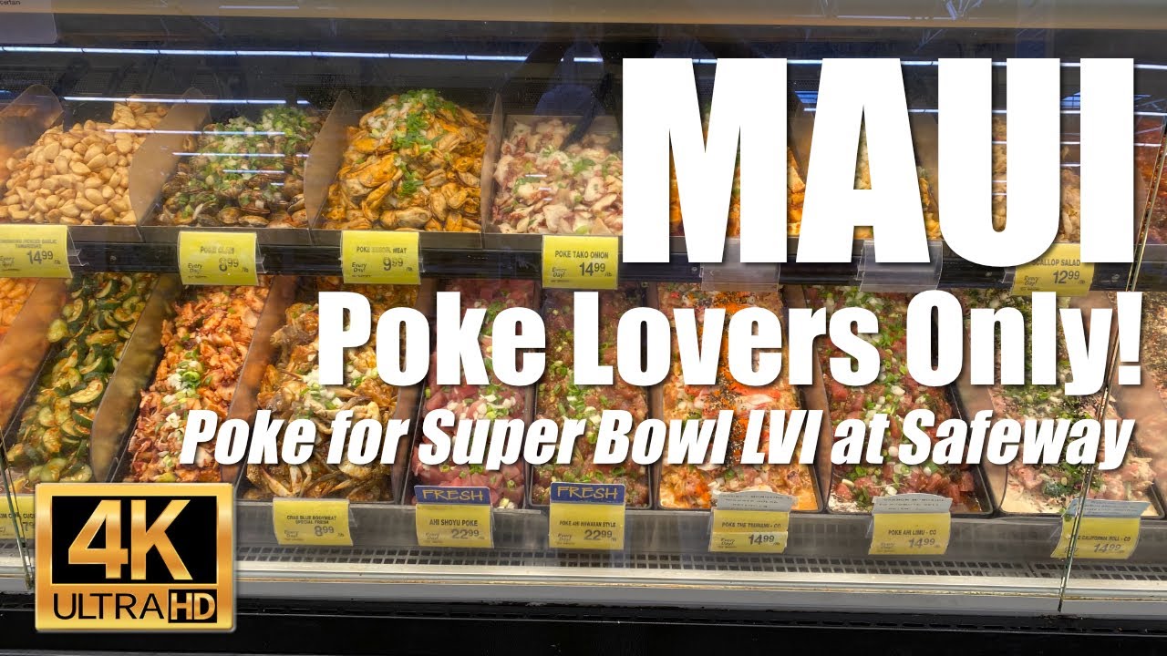 POKE & SASHIMI LOVERS ONLY! Stopped by our local Maui Safeway store for ...