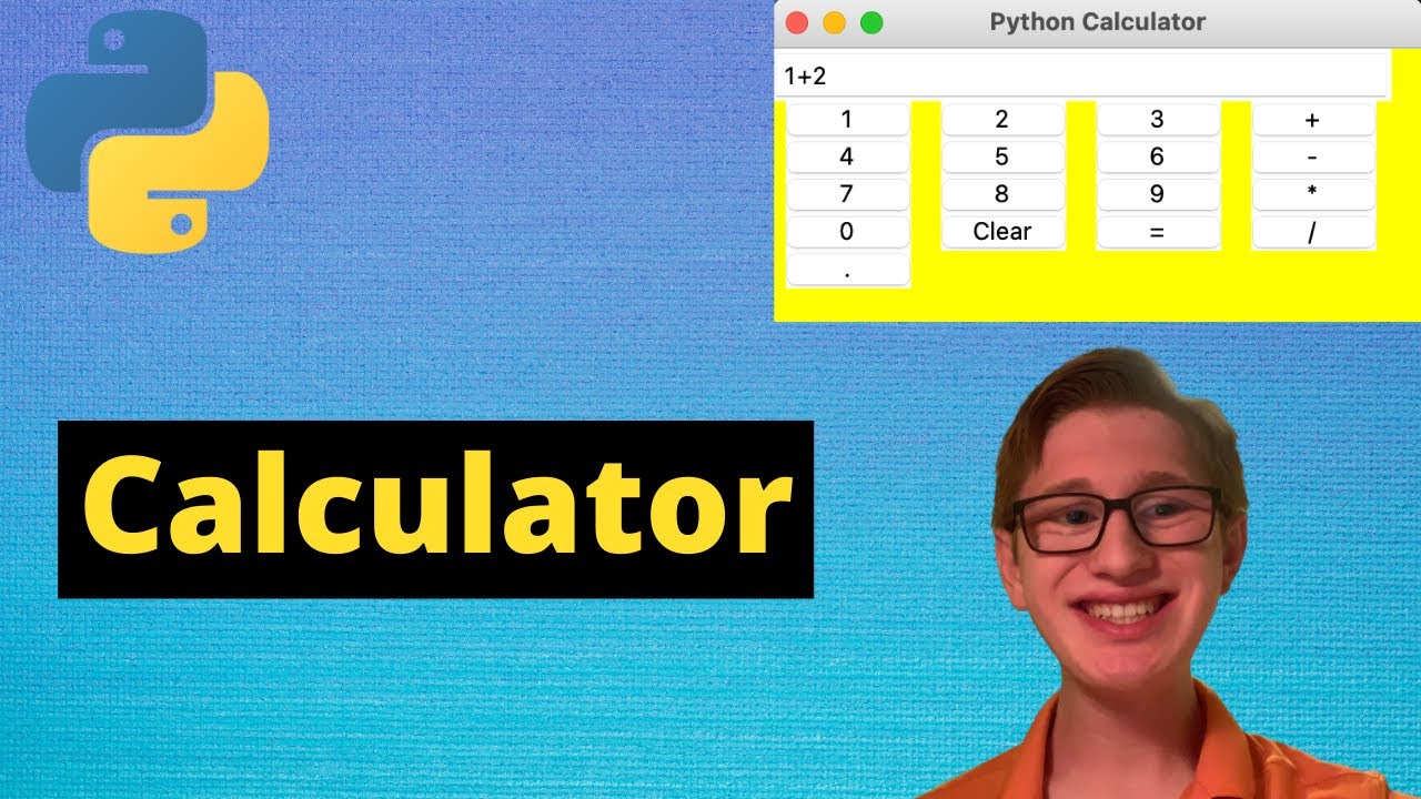 Python Gui Calculator Python Tutorial 61 Youtube
