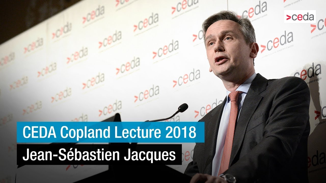 CEDA Copland Lecture 2018 - Jean Sébastien Jacques - YouTube