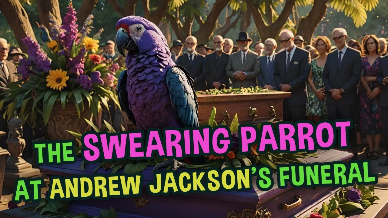 The swearing parrot at Andrew Jackson's funeral - YouTube