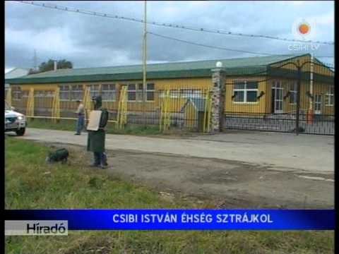 Híradó szeptember 30 Csibi István éhség sztrájkol - YouTube