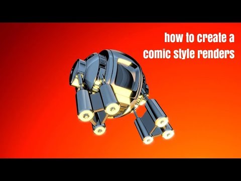 Blender - creating 80s comic look using the compositor - YouTube