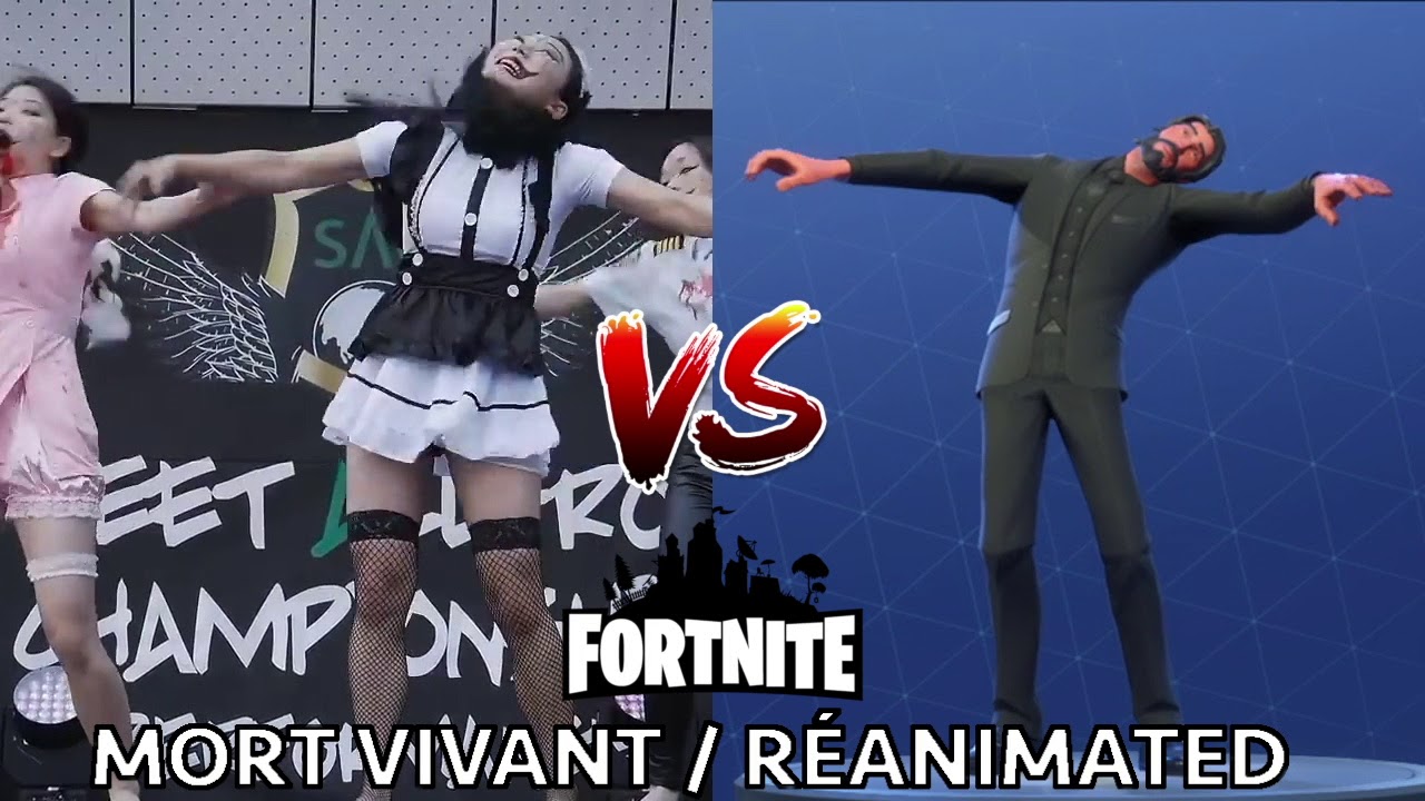 [DANCE] MORT VIVANT / RÉANIMATED | IN REAL LIFE FORTNITE - YouTube