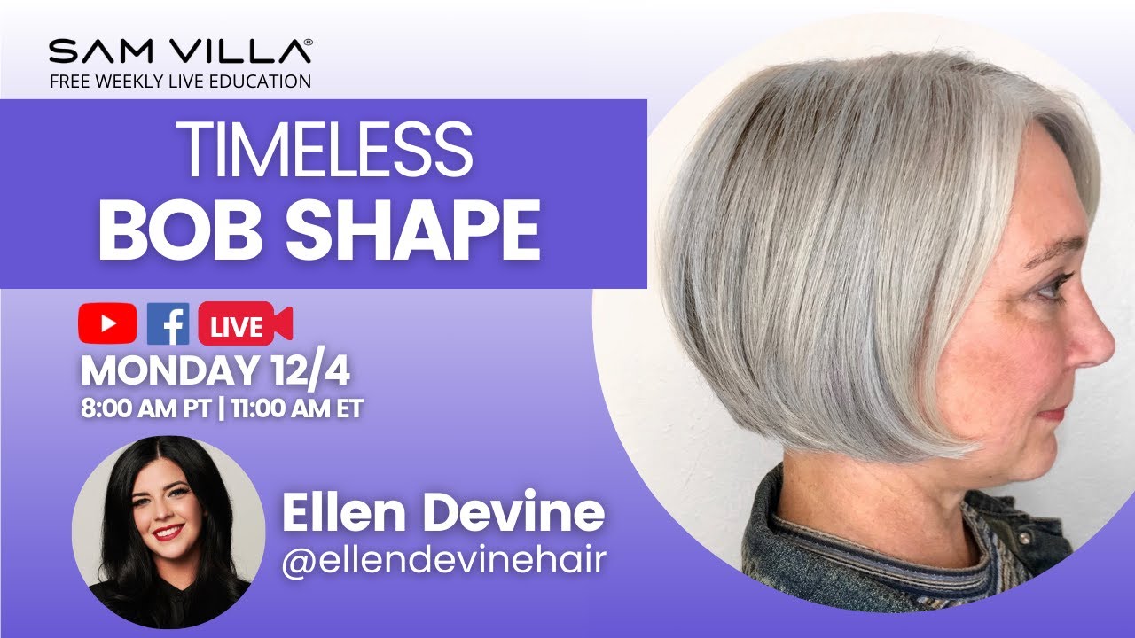 Timeless Bob Shape with Ellen Devine - YouTube