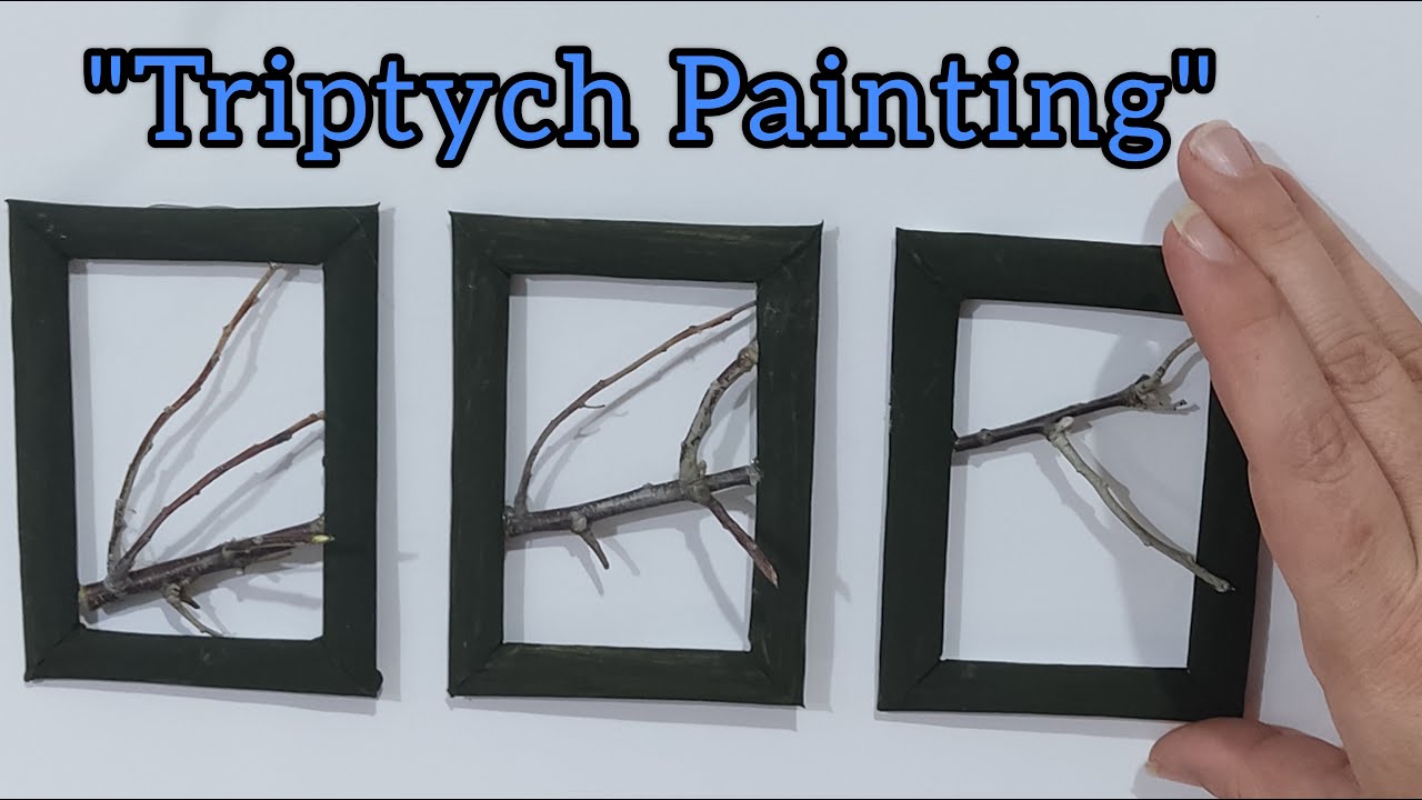 "How to Make Three-Piece Miniature Panels with Paper | A Creative Craft ...
