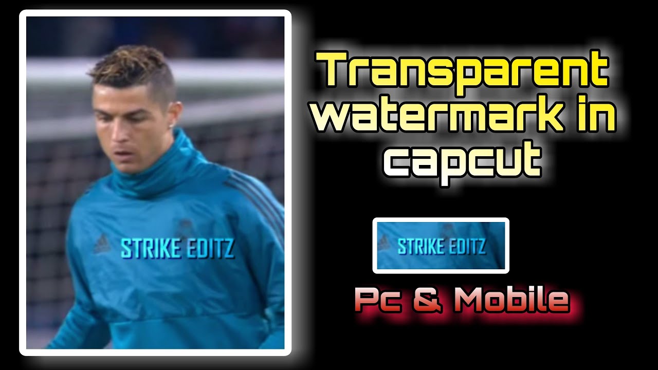Transparent watermark in capcut tutorial | Capcut tutorial video - YouTube