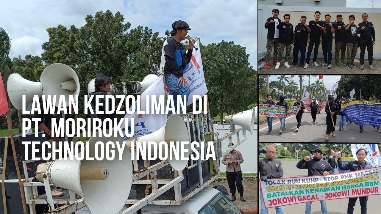 AKSI SOLIDARITAS UNTUK PPA PPMI PT. MORIROKU TECHNOLOGY INDONESIA - YouTube