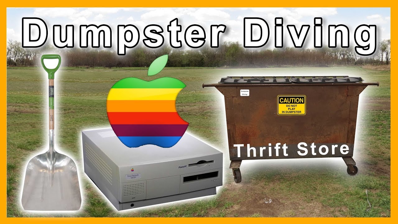 Found Apple Computer Dumpster Diving at Thrift Store #204 - YouTube