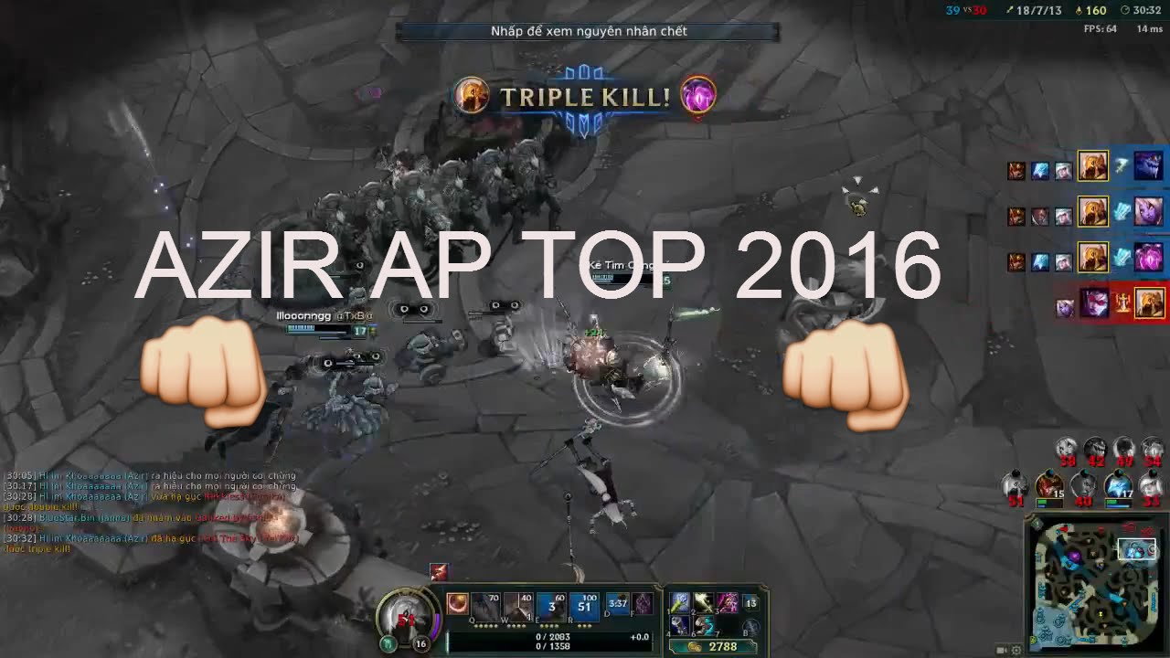 Azir Ap Top : How To Play Azir AP TOP 2016 - YouTube