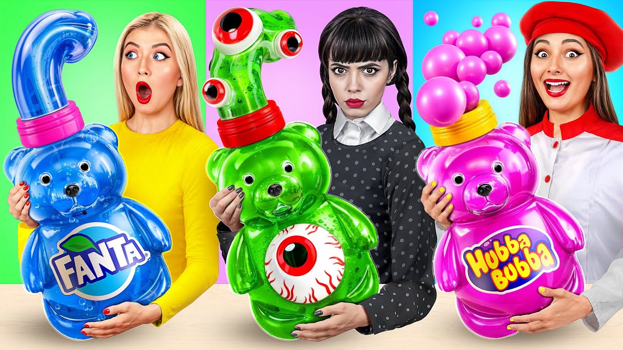 Tantangan Wednesday vs Nenek | Hack dan Gadget Rahasia Mudah Bubba DO ...