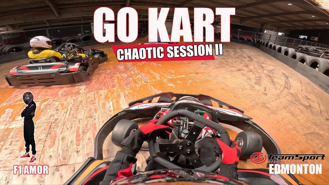 Go Kart Racing Choatic Session | Round 2 |Teamsport Edmonton - YouTube