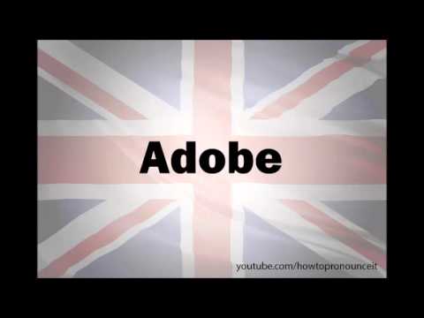 How to Pronounce Adobe - YouTube