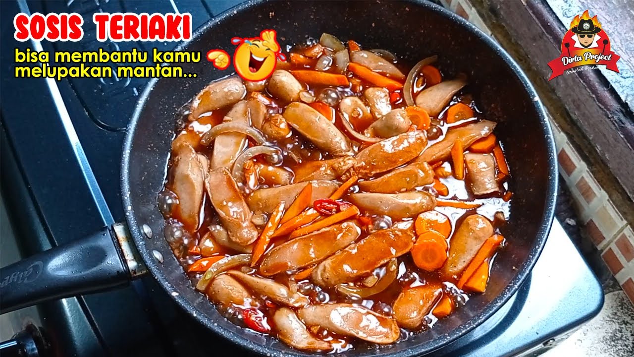 PUNYA SOSIS DI RUMAH DI MASAK KAYAK GINI BIKIN NAMBAH NASI | SOSIS SAOS ...