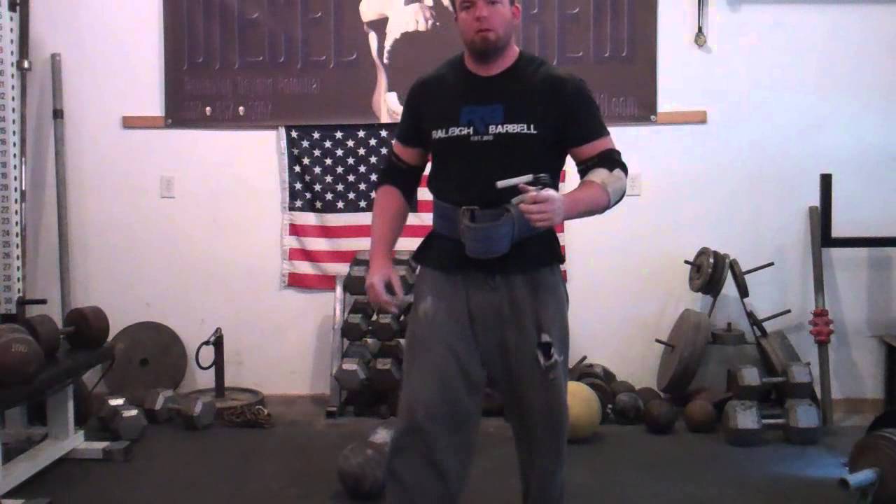 Crazy Grip Strength: #4 COC Silver Bullet + Inch Dumbbell (172lb) Hold ...