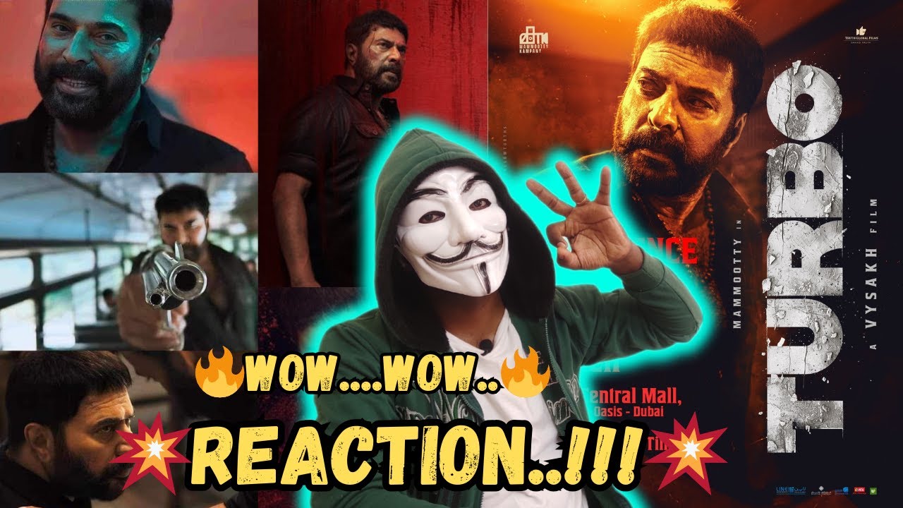 TURBO - Trailer | REACTION | Mammootty | Vysakh | MammoottyKampany | FILMY DECODING STUDIO - YouTube