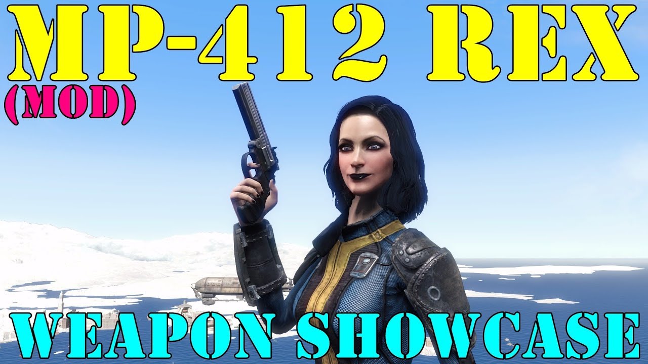 Fallout 4: Weapon Showcases: MP-412 REX Revolver (Mod) - YouTube