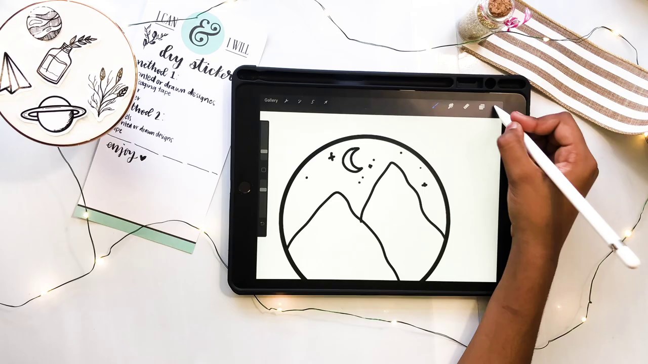 DIY AESTHETIC stickers WITHOUT cricut machine, sticker paper, or ...