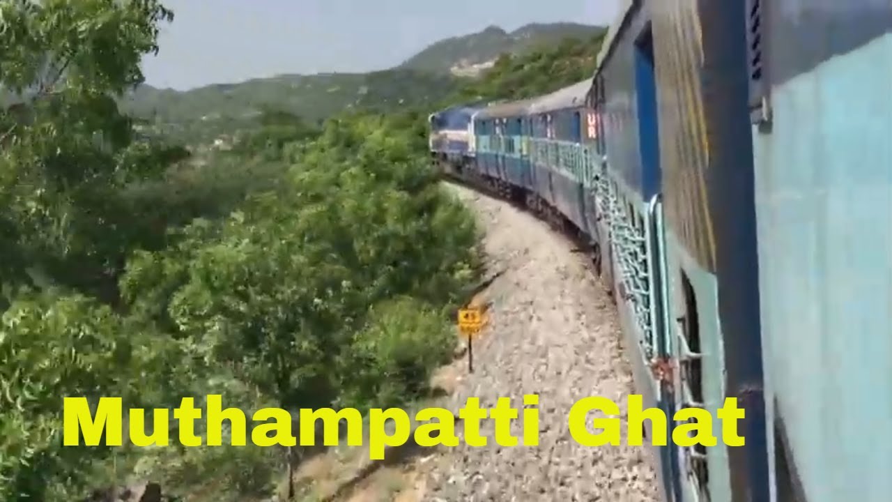 KSR Bengaluru Ernakulam Super-fast - Part 2 Hosur Scenic Muthampatti ...