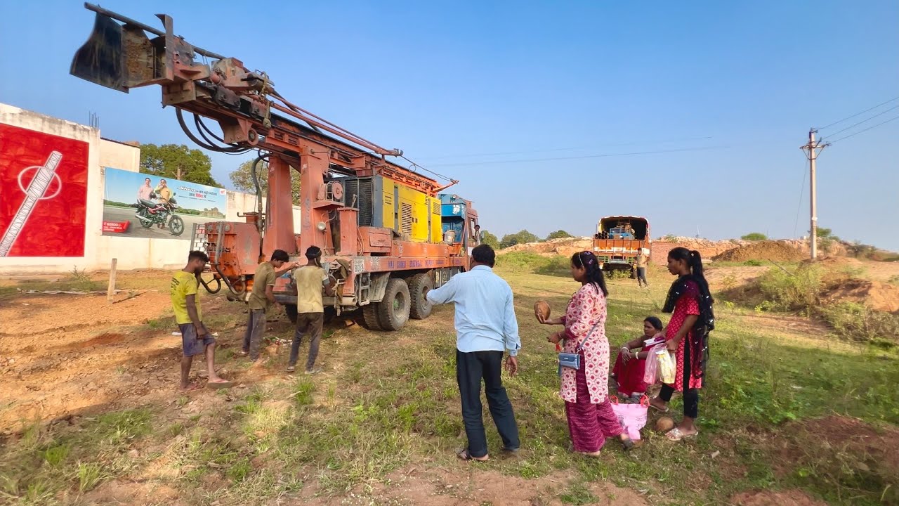 Borewell Drilling - 5 inch water journey 150 Feet Deep Boring ...