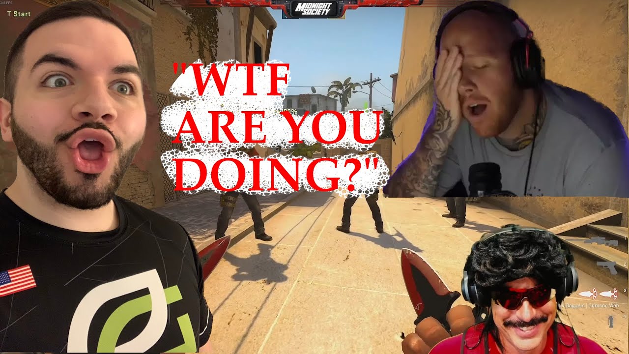 CourageJD trying to clutch while getting SHOUTCASTED by Timthetatman ...