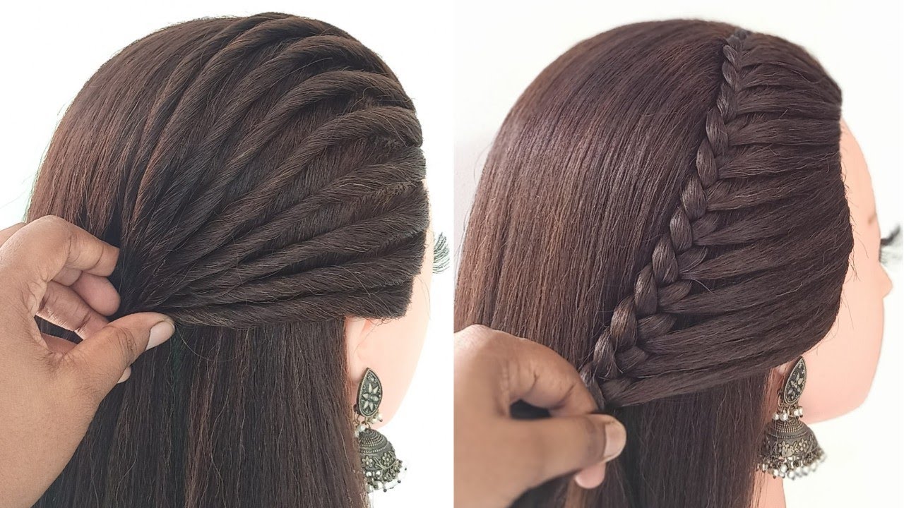 very easy - simple hairstyles for function | open hair hairstyle ...