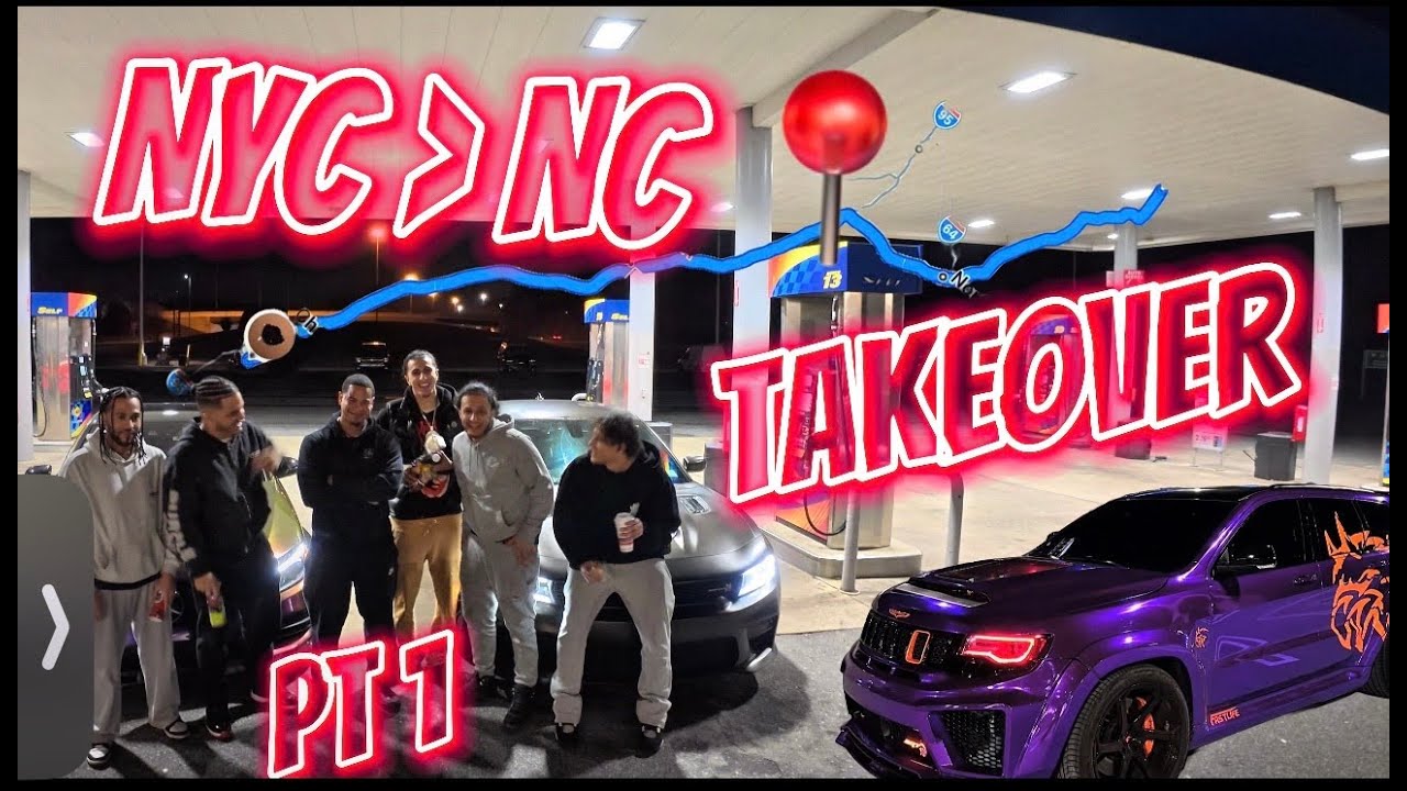 10 HOUR DRIVE FOR THE MOST INSANE TAKEOVER IN NC (PT 1) - YouTube