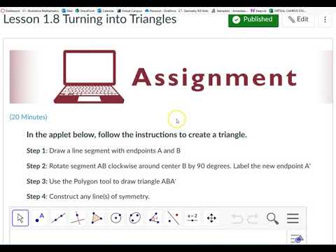 Lesson 1 8 Turning into Triangles - YouTube