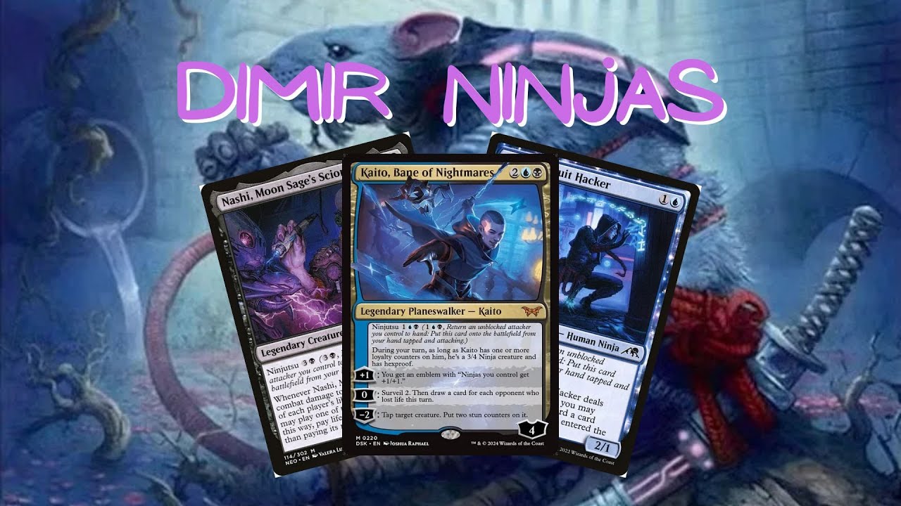 Dimir Ninjas | Magic The Gathering | Duskmourn | MTG Pioneer - YouTube