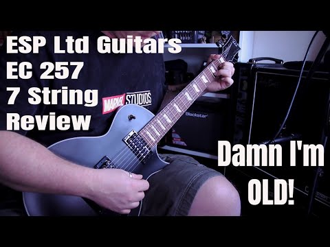 ESP Ltd EC 257 7 String Guitar Review - Goliath Studios