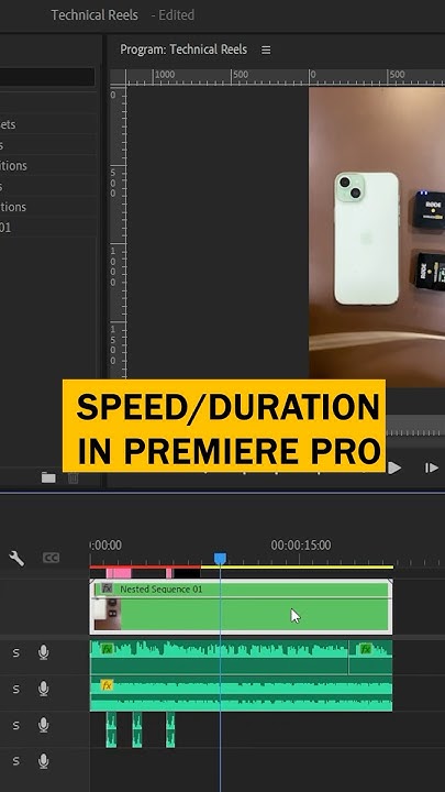 Increase or Decrease Speed/Duration in premiere pro #premierepro #speedeffect #durationeffect ...