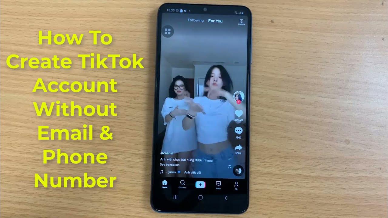 How To Create TikTok Account Without Email and Phone Number 2022 - YouTube