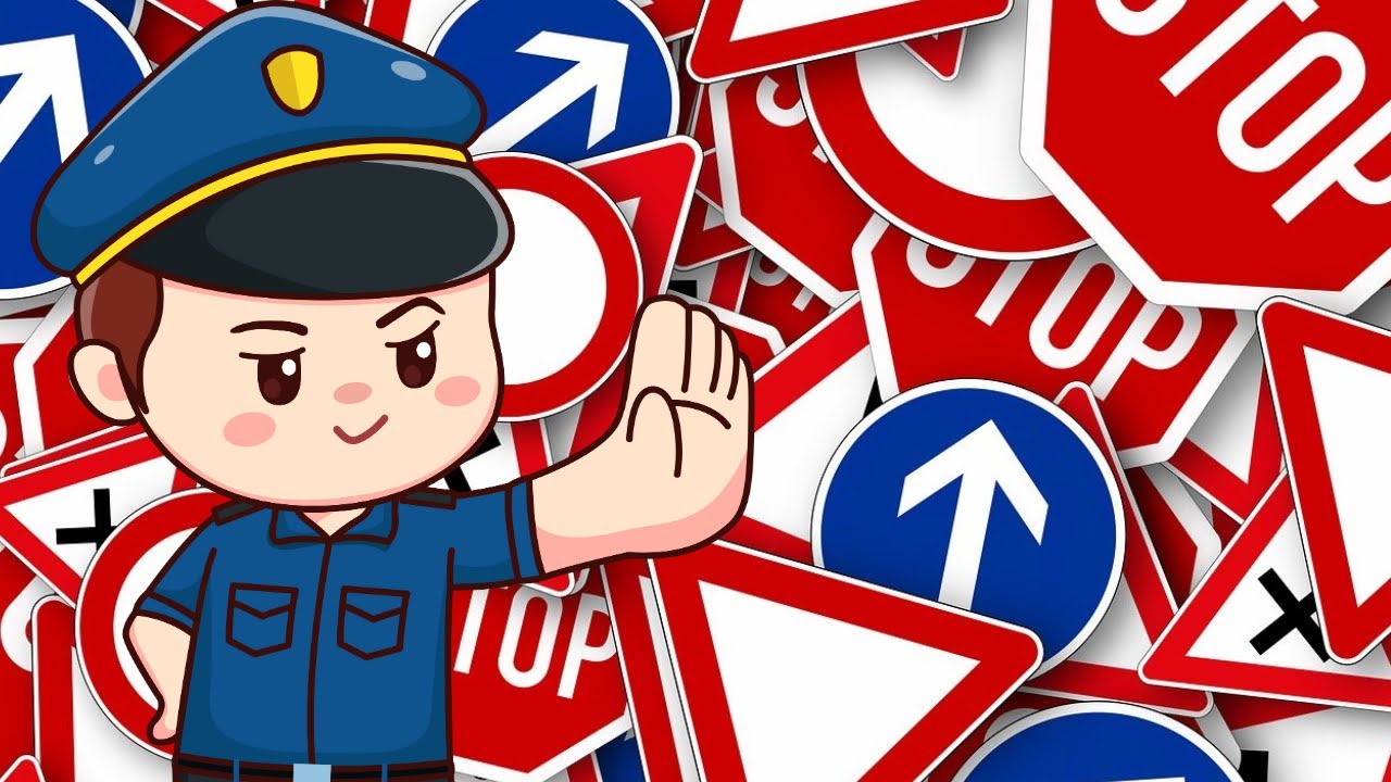 desenho animado aprenda as placas de transito se divertindo - YouTube
