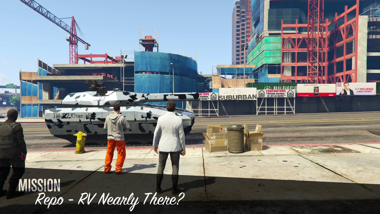 GTA 5 ONLINE Repo RV Nearly I There (Brickade) Mission - YouTube