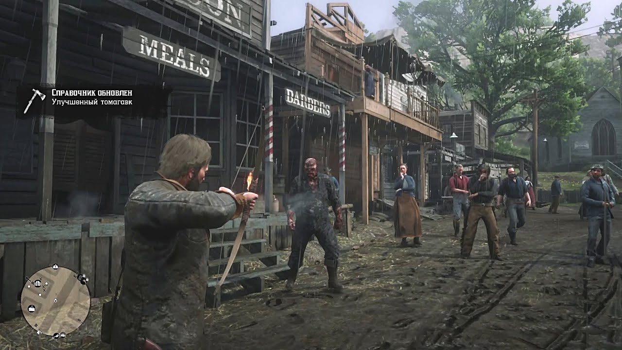 RDR2 - What if we use Fire Arrows Against Tommy - YouTube