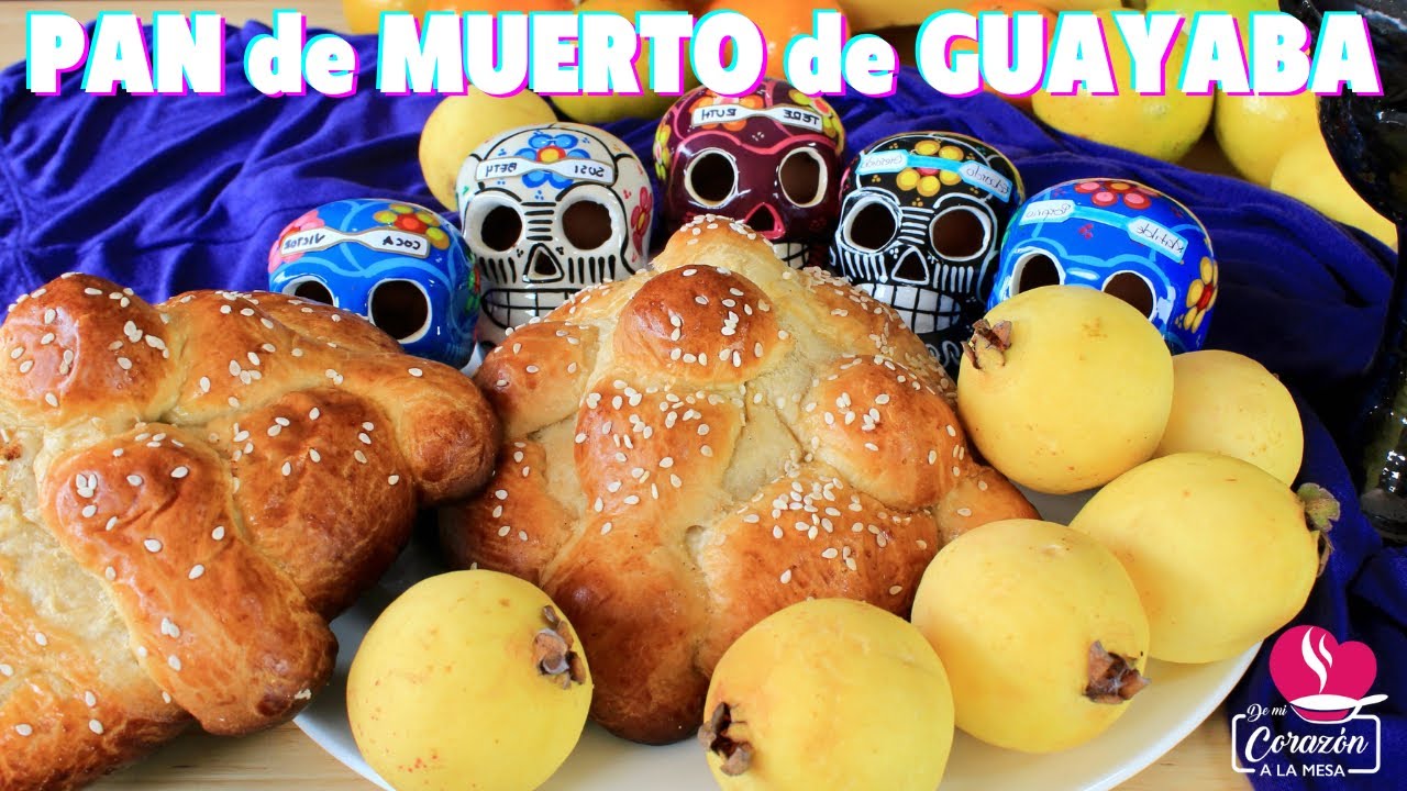 💀Cómo hacer HOJALDRAS Pan de MUERTO de Guayaba🍋 - YouTube