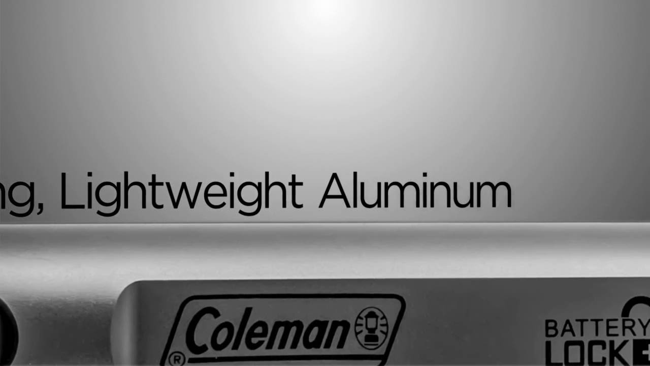 Coleman Battery Lock Flashlight - YouTube