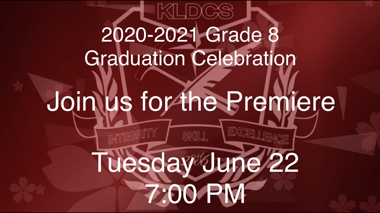 2020 2021 Grade 8 Celebration - YouTube