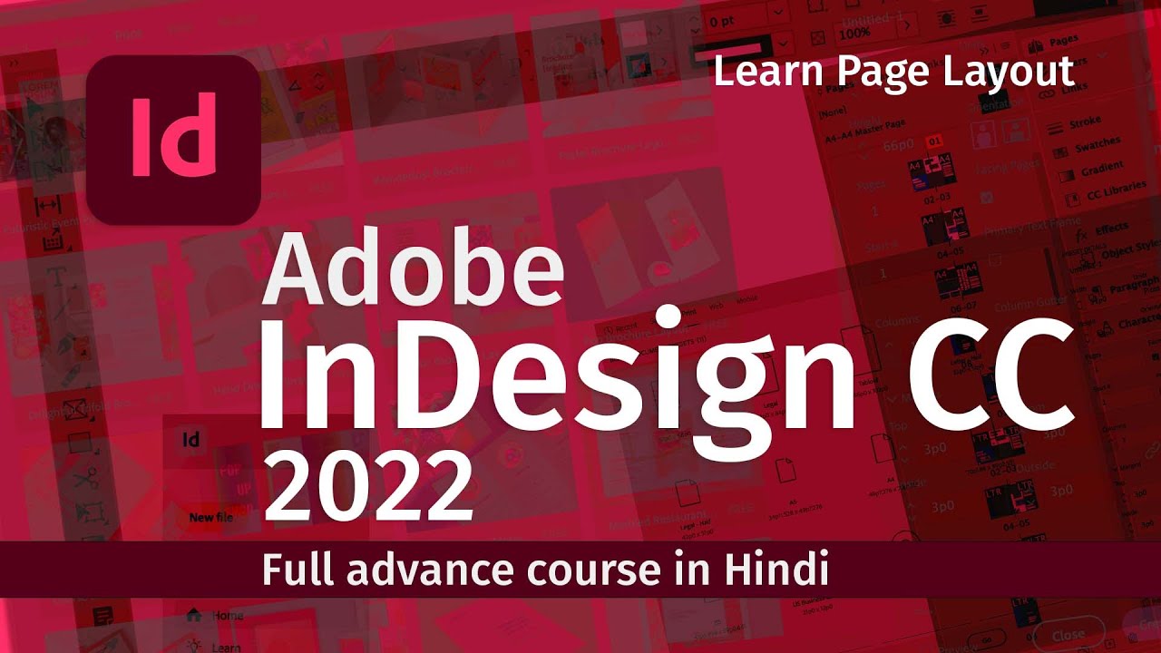 Adobe InDesign CC - Full Advanced Course - YouTube