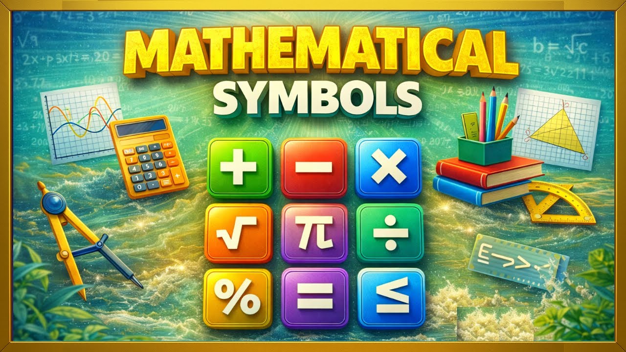 Mathematical Symbols Explained 🔣 | Meaning, Uses & Examples in Math ...