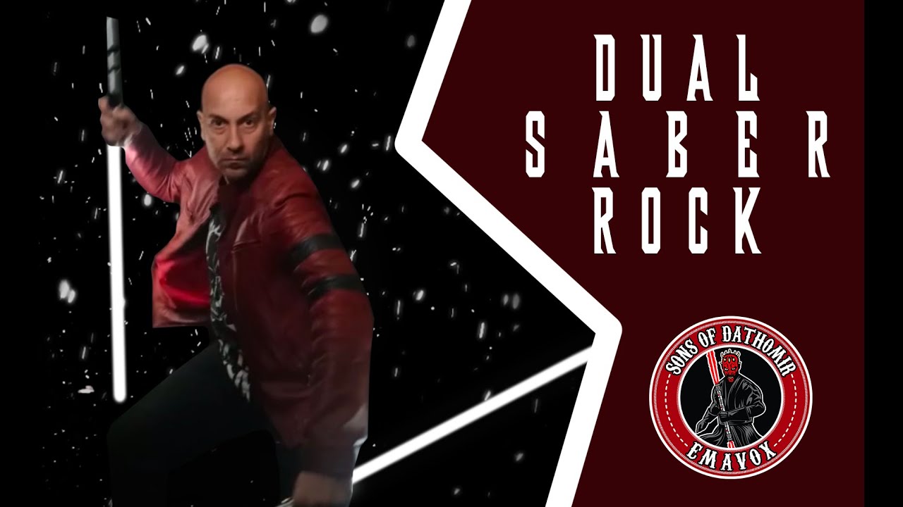DUAL SABER ROCK - @_emavox_ - YouTube