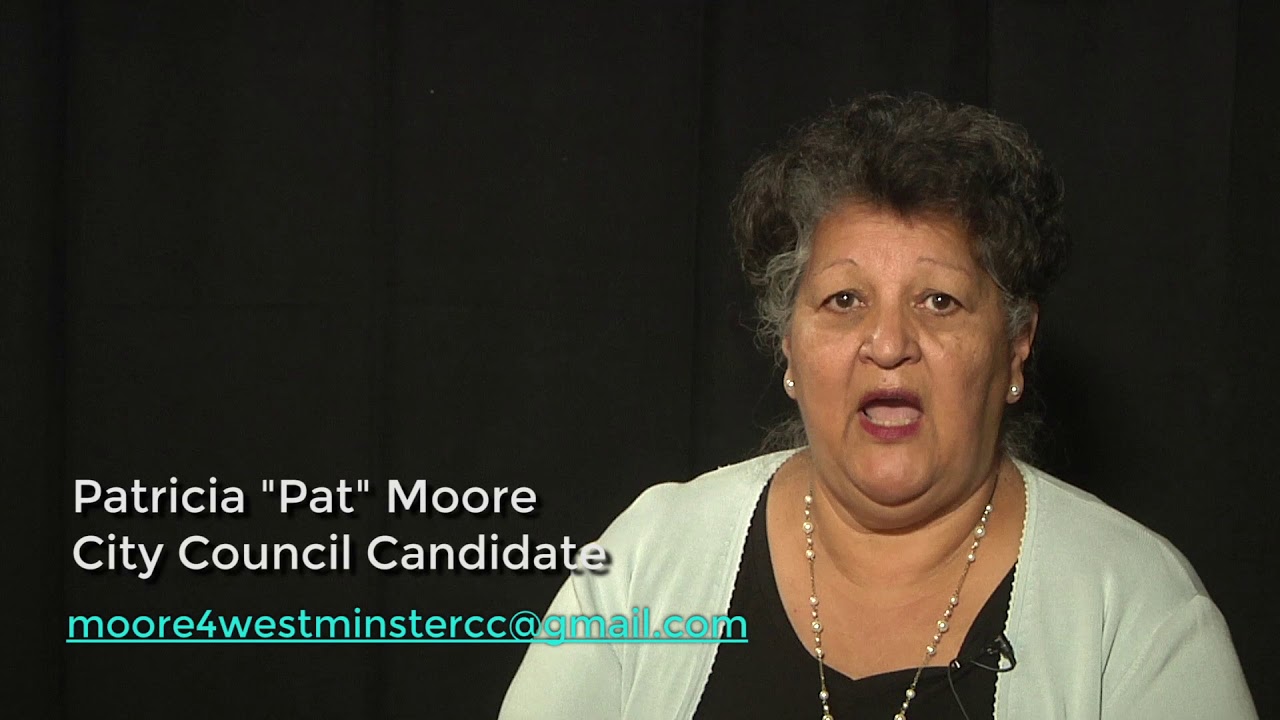 Patricia "Pat" Moore - City Council candidate - YouTube