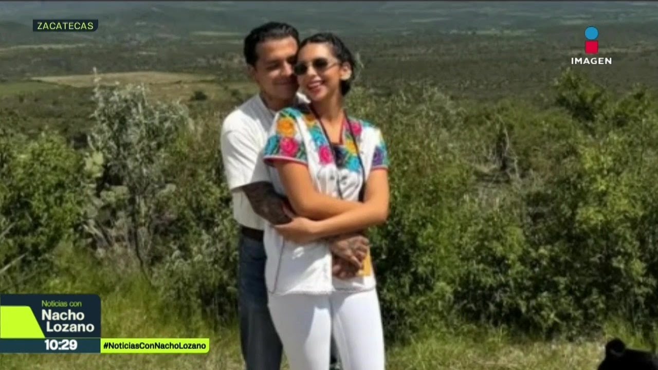 Christian Nodal y Ángela iban saliendo del rancho Soyate cuando ...