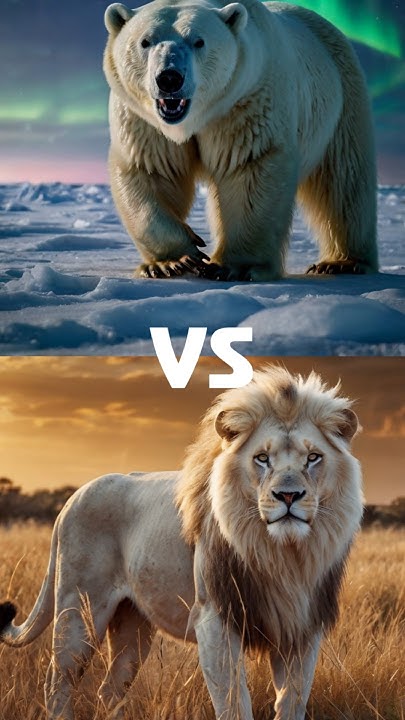 Ultimate Battle of White Predators - Polar Bear Reigns Supreme! - YouTube