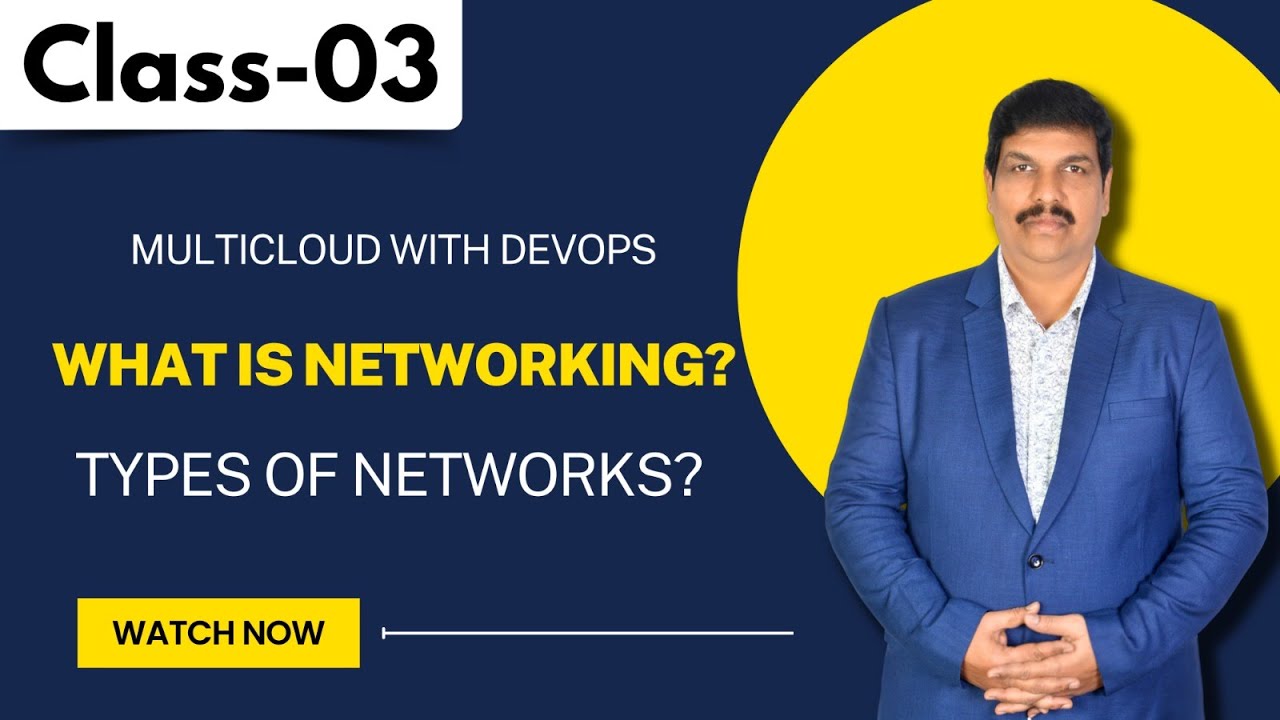 Multicloud With Devops Class 03 What Is Networking Types Of Networks Tutorial For