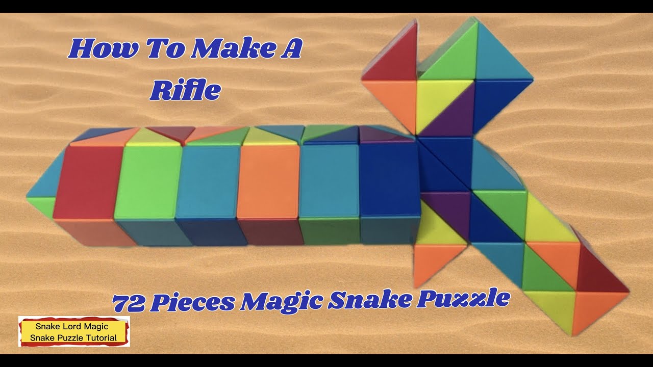 Rifle - 72 Pieces Magic Snake Puzzle #snakelordmagicsnakepuzzletutorial ...