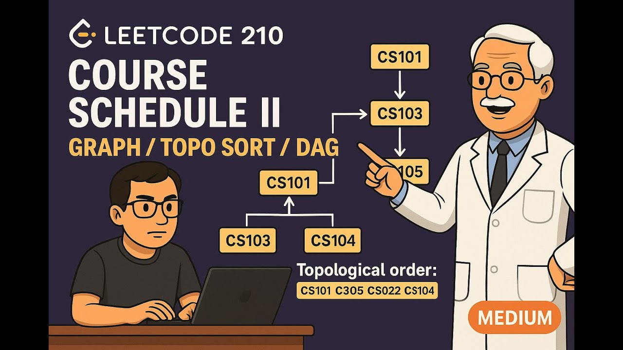 HOW - LeetCode 210 | Course Schedule II [medium] - YouTube