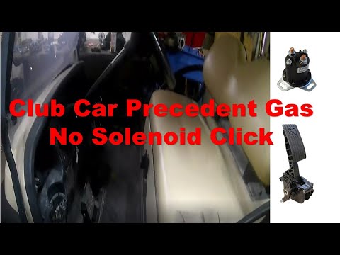 Club Car Precedent Gas - No Solenoid Click